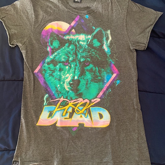 Drop Dead | Shirts | Very Rare Vintage Drop Dead Tshirt | Poshmark